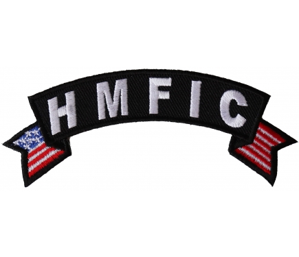 HMFIC Small Flag Rocker Patch by Ivamis Patches
