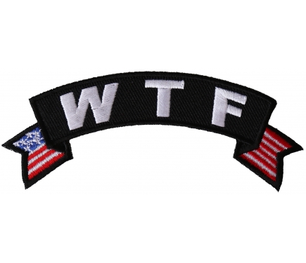 WTF Patch, Funny Patches for Adults by Ivamis Patches