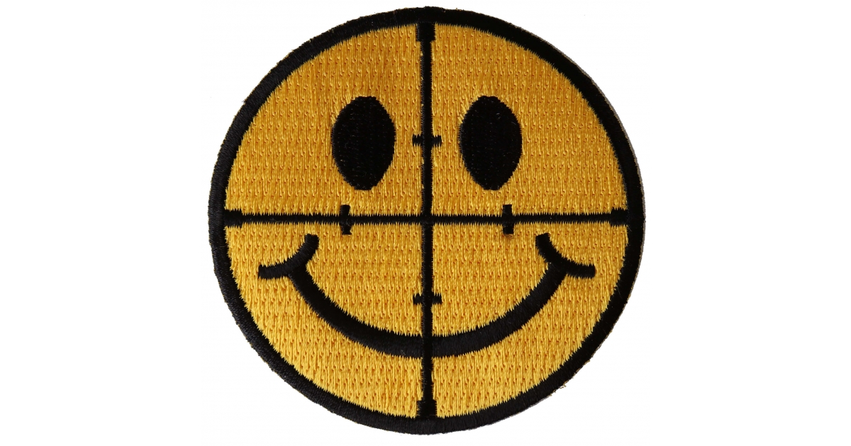 Sniper Scope Smiley Face Patch by Ivamis Patches