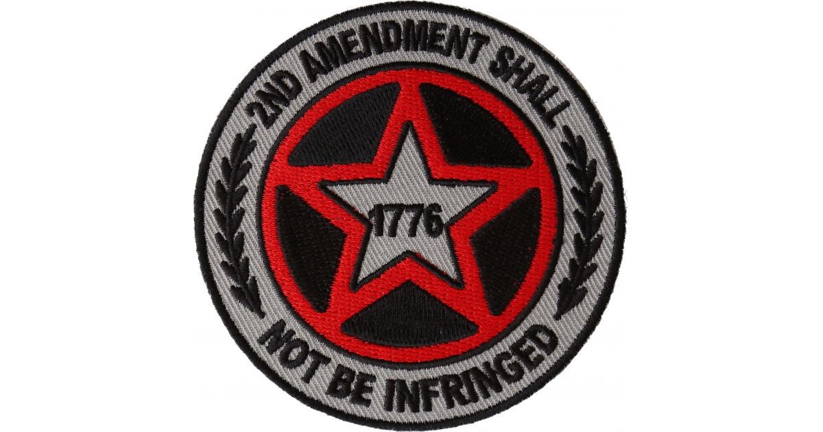 2nd Amendment Iron on Patch - 2nd Amendment Patches by Ivamis Patches