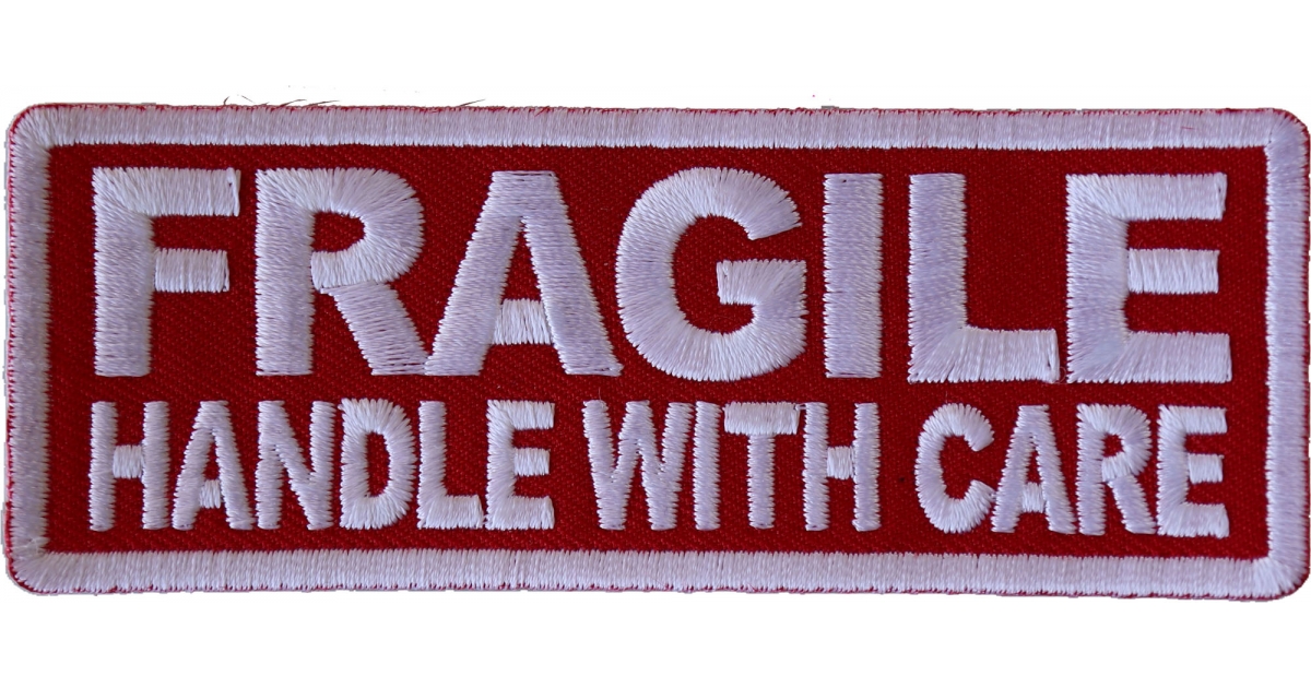 Fragile Handle with Care Patch by Ivamis Patches
