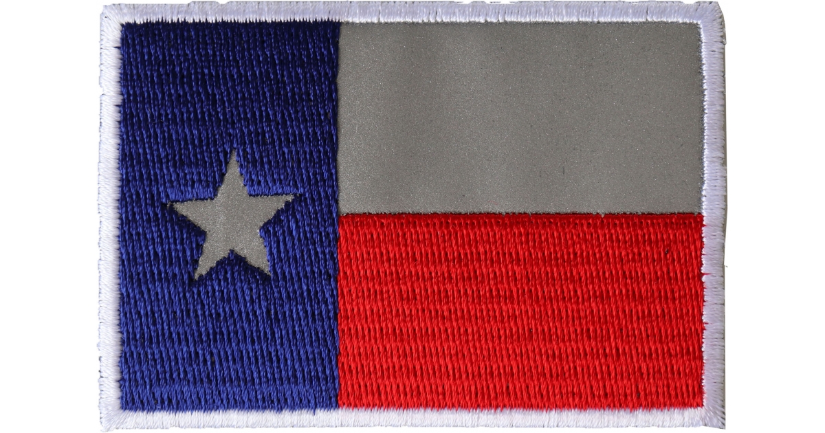 Reflective Texas Flag Patch by Ivamis Patches
