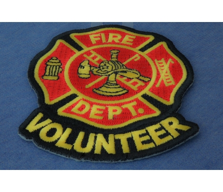 Volunteer Fire Dept Patch by Ivamis Patches
