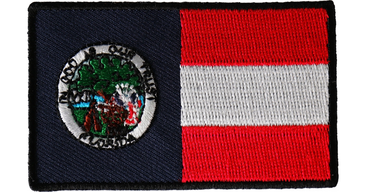 Historical Florida Flag Iron on Patch by Ivamis Patches
