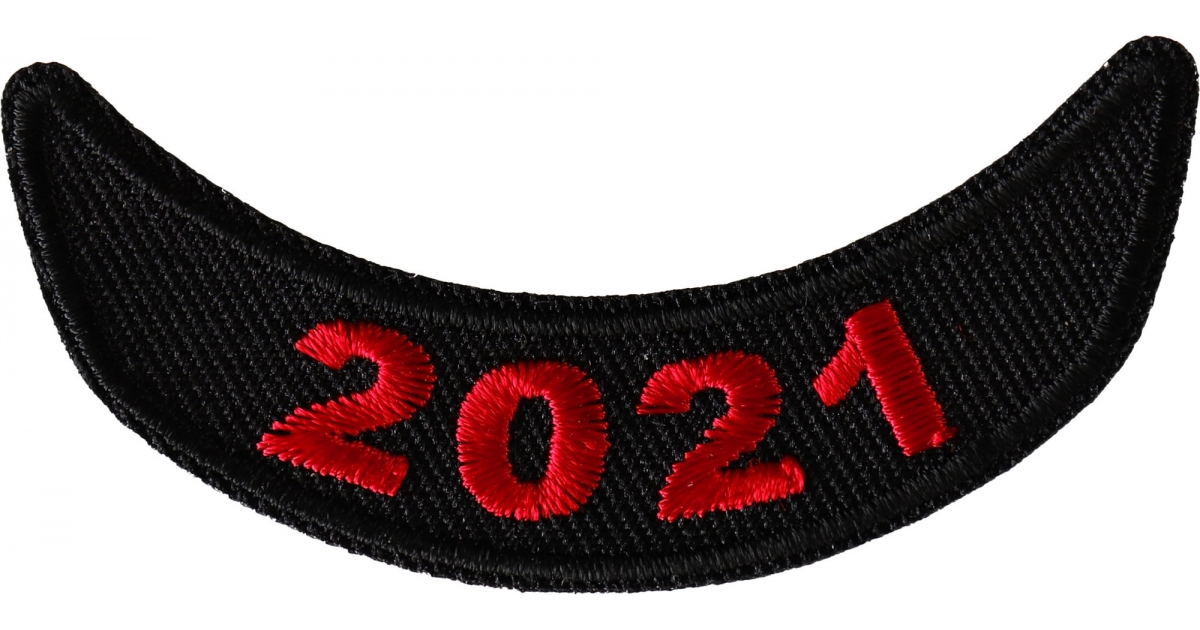 2021 Year Rocker Patch Lower Red by Ivamis Patches