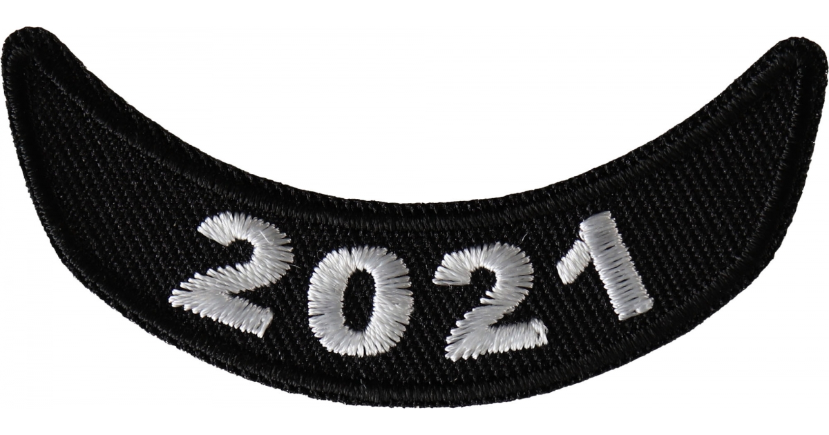 2021 Year Rocker Patch Lower White by Ivamis Patches