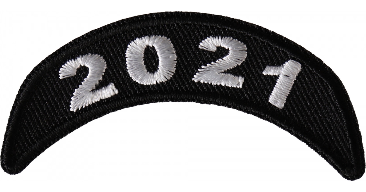 2021 Year Rocker Patch Upper White by Ivamis Patches