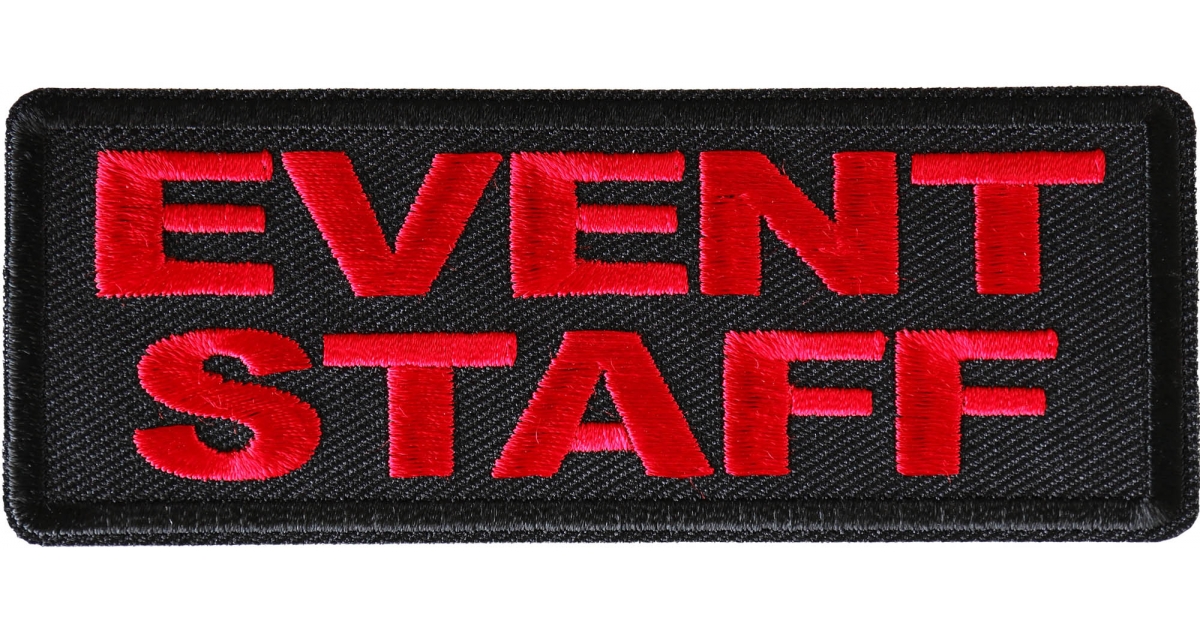 Event Staff Patch Red by Ivamis Patches