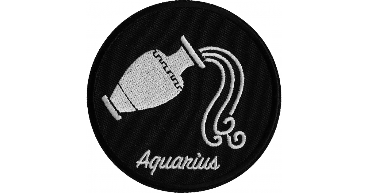 Aquarius zodiac sign Patch by Ivamis Patches