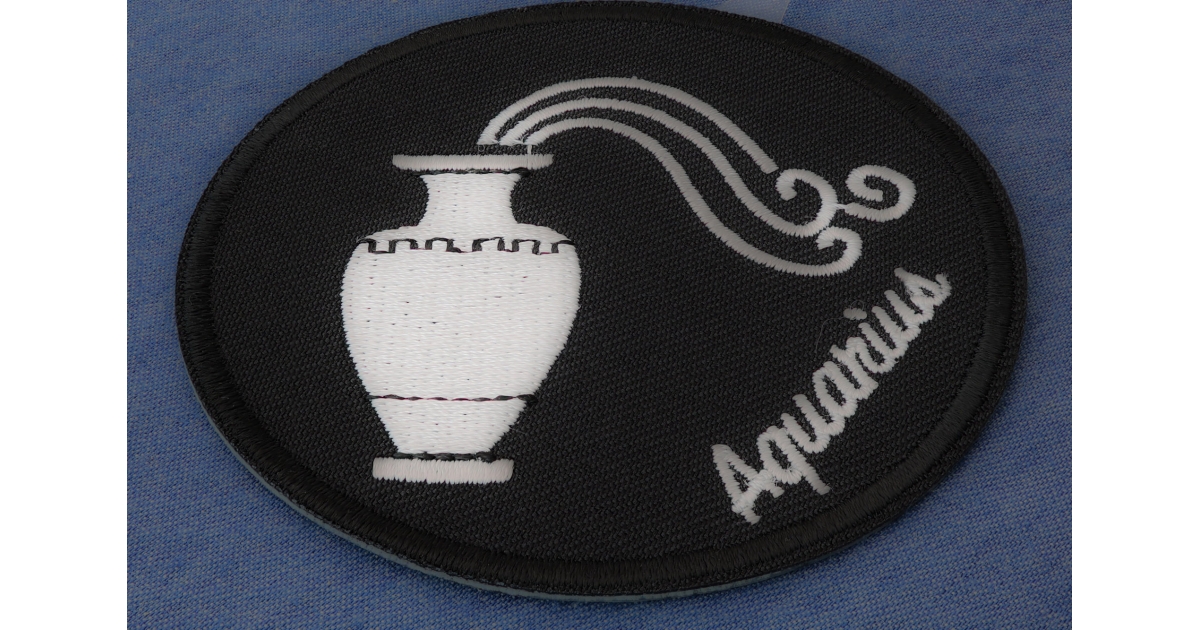 Aquarius zodiac sign Patch by Ivamis Patches