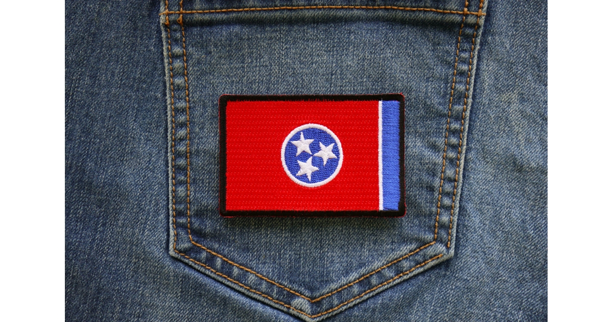Tennessee State Flag Patch by Ivamis Patches