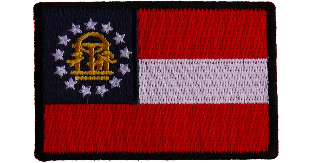 Georgia State Flag Patch by Ivamis Patches