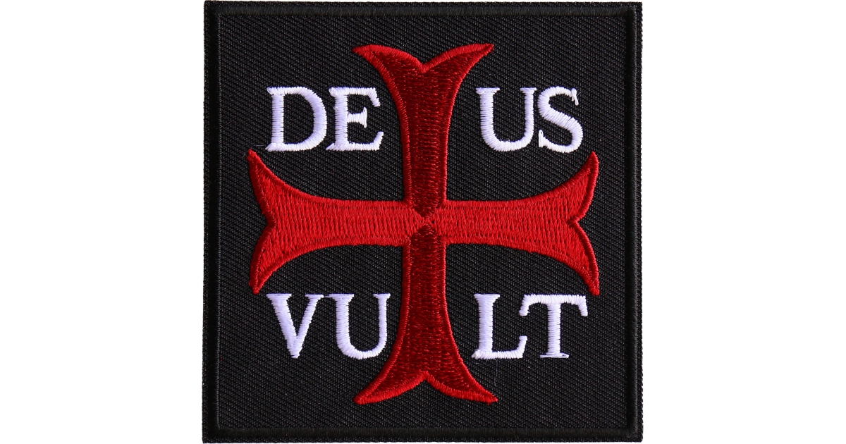 Deus Vult GOD WILLS Christian Patch by Ivamis Patches
