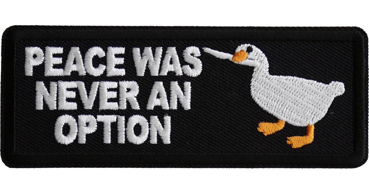 EIAKOIN Peace Was Never An Option Funny Tapestry Tapestries Wall Hanging Po