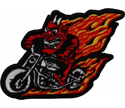 Biker Demon Speeding Patch by Ivamis Patches