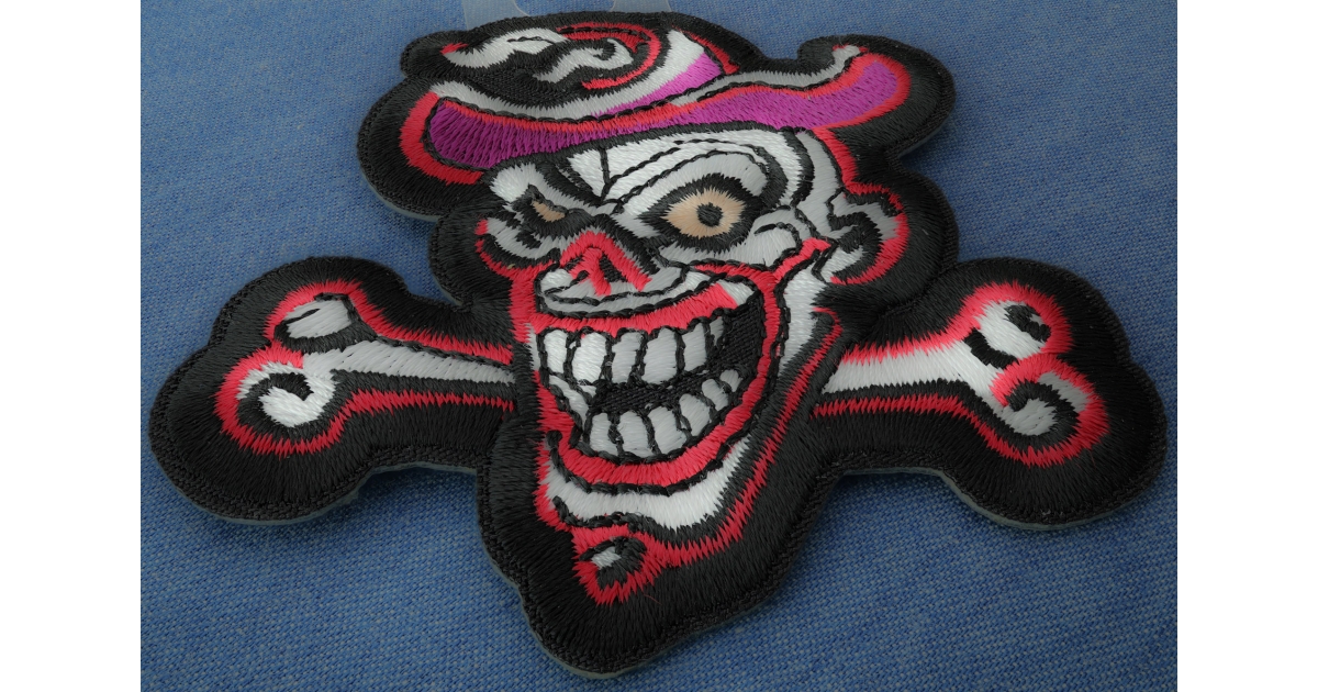 Crazy Skull and Bone Patch, Skull Patches by Ivamis Patches