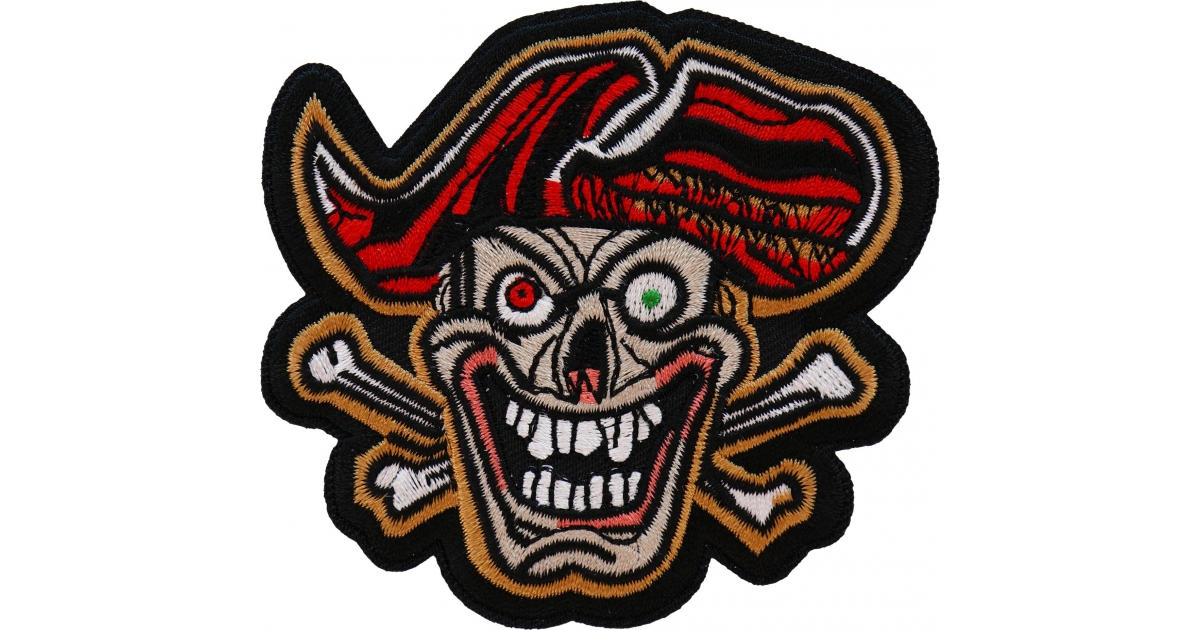 Deranged Jolly Roger Patch by Ivamis Patches