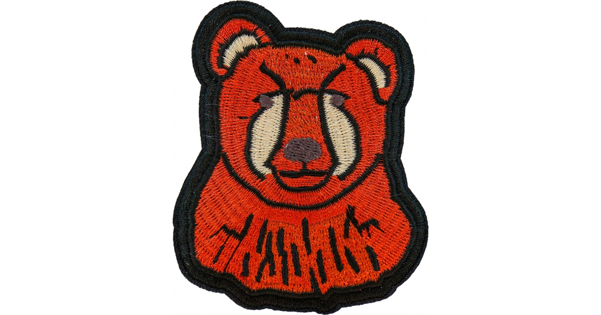 Cute Bear Iron on Patch - Iron on Bear Patches by Ivamis Patches