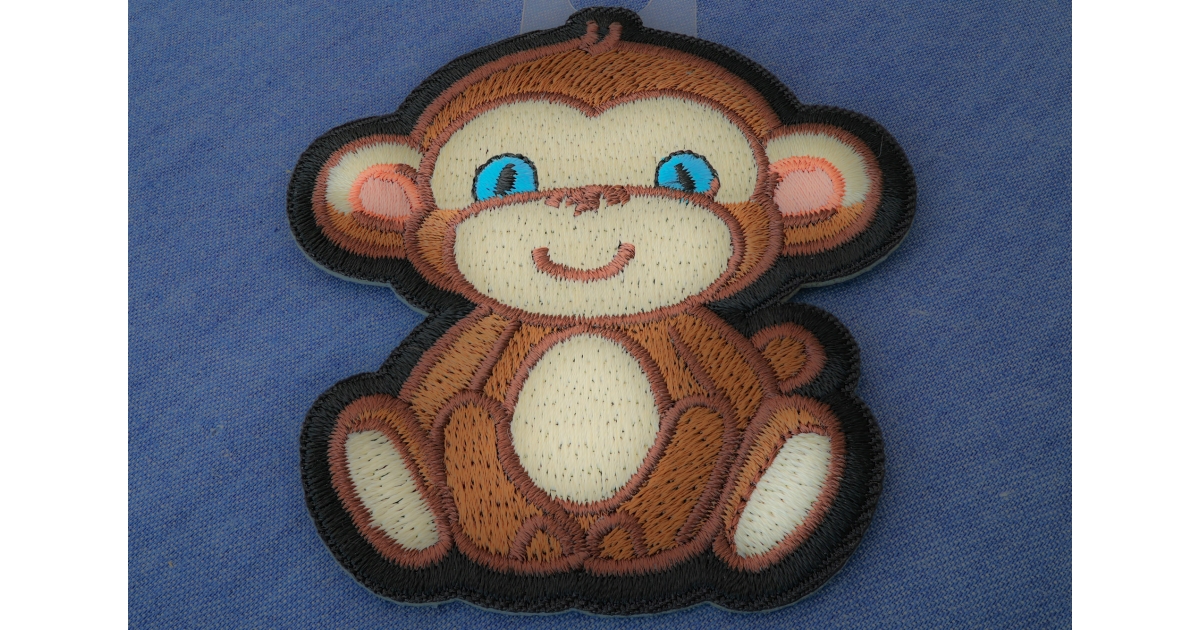 Monkey Patch - Iron on Monkey Patches by Ivamis Patches