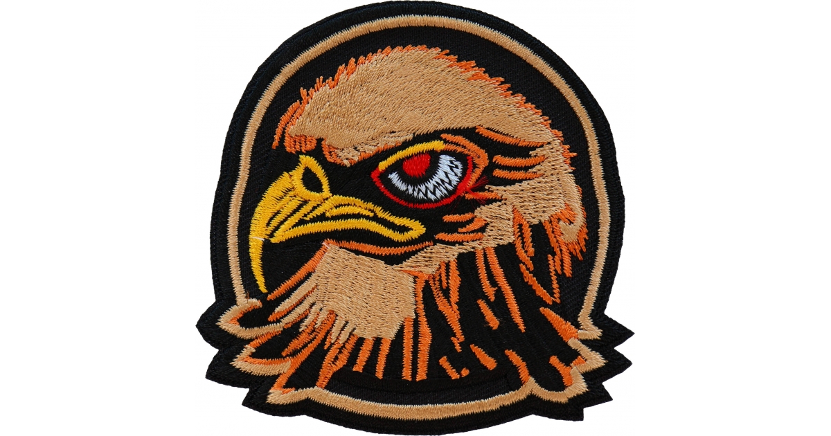 Hawk Iron on Patch by Ivamis Patches