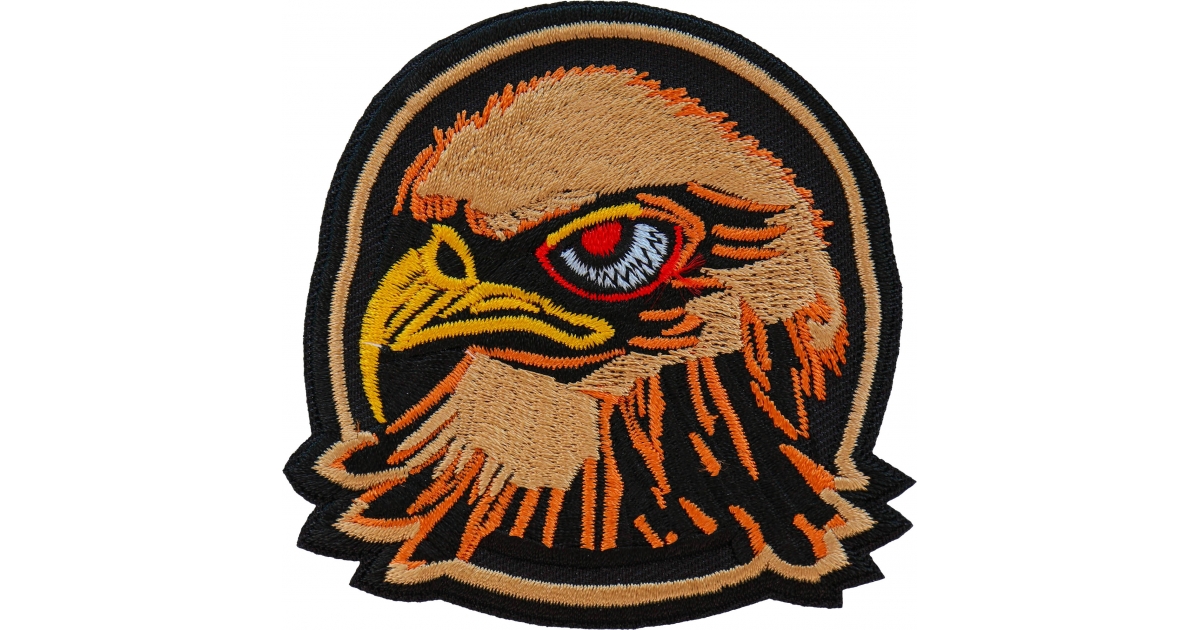 Hawk Iron on Patch by Ivamis Patches