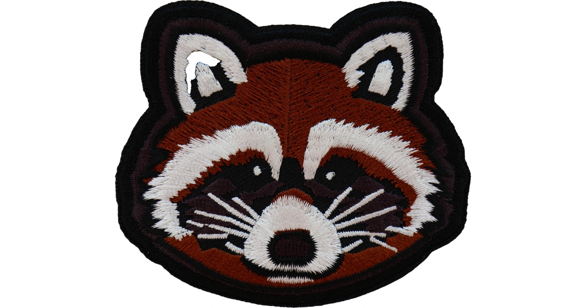 Raccoon Iron on Patch by Ivamis Patches