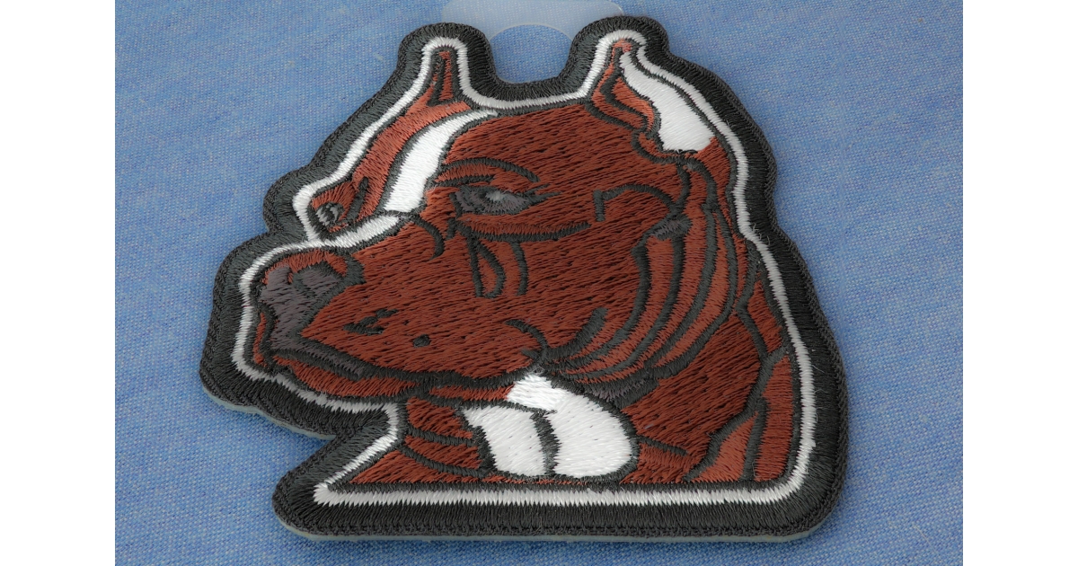 Handsome Pitbull Patch by Ivamis Patches