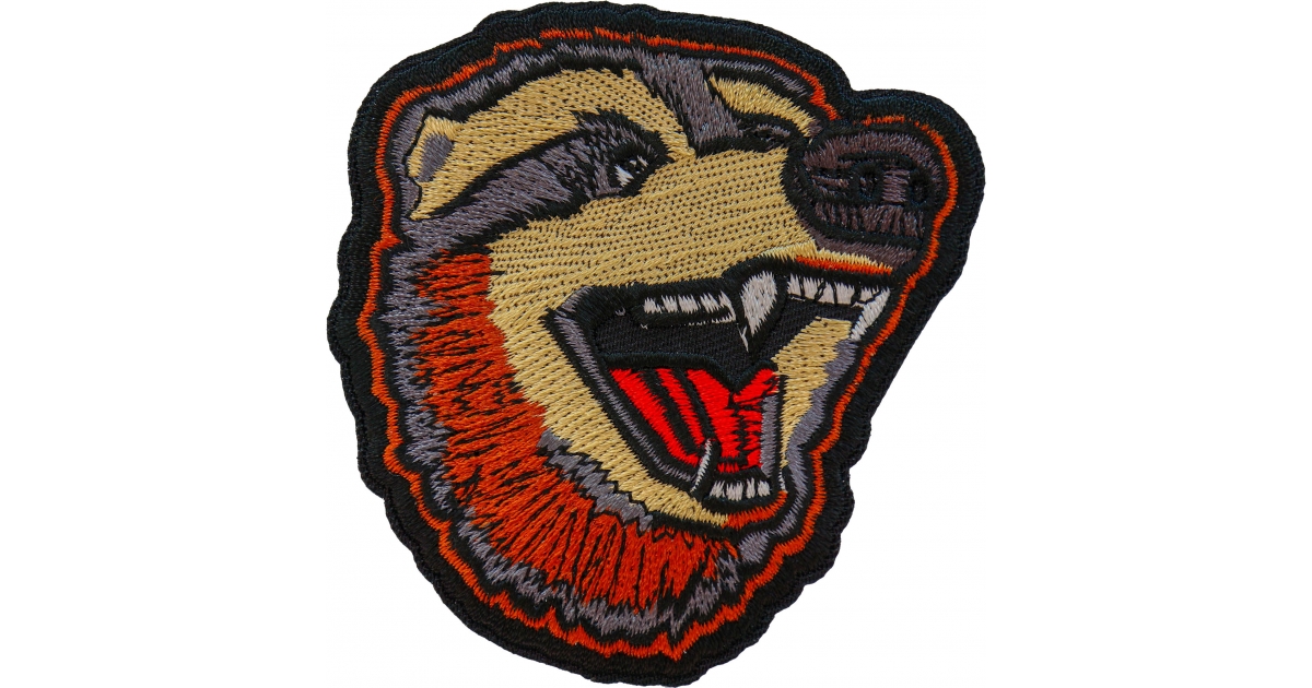 Funny Hyena Iron on Patch by Ivamis Patches