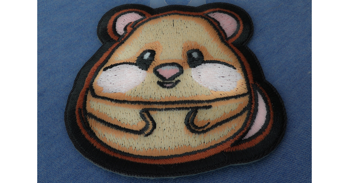 Hamster Iron on Patch by Ivamis Patches