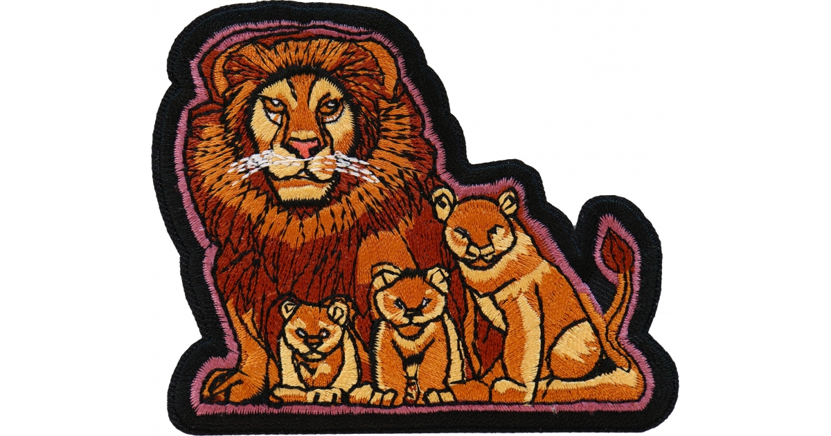 Lion and Cubs Patch by Ivamis Patches