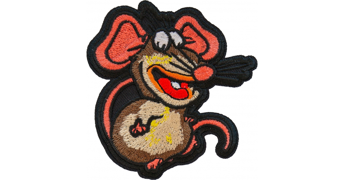 Dirty Rat Iron on Patch by Ivamis Patches