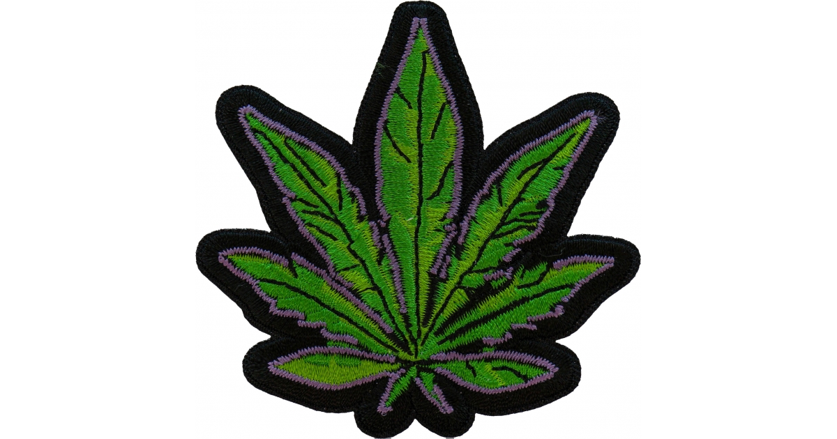 Pot Leaf Iron on Patch by Ivamis Patches