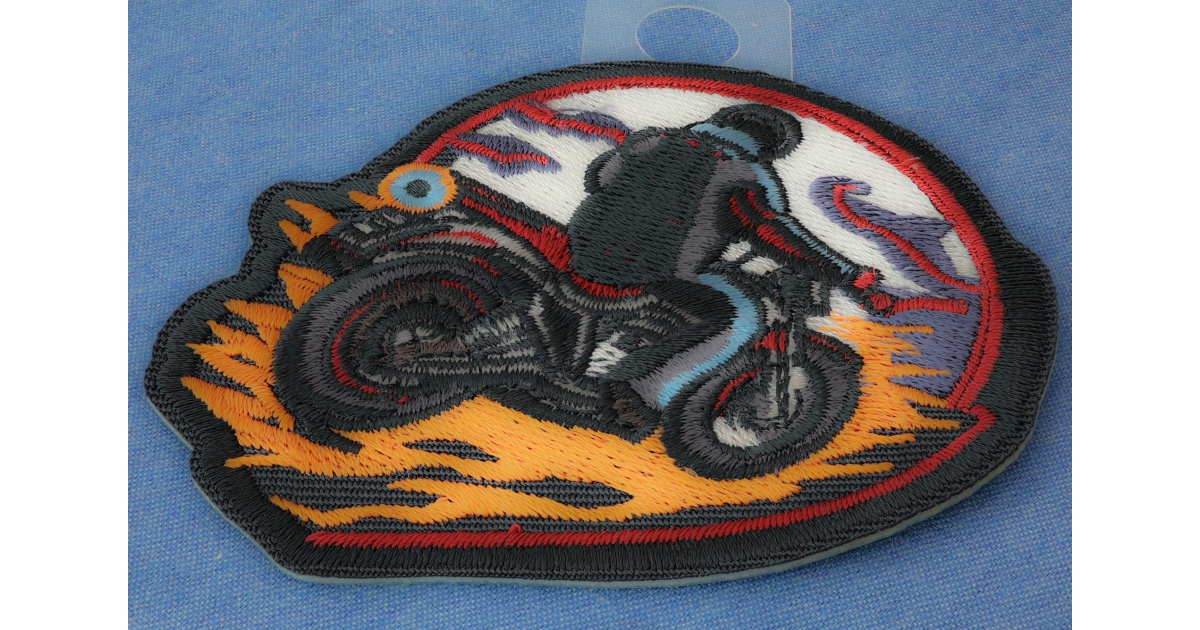 Motorcycle Biker Patch, Biker Vest Patches, Sew or Iron on Patch by ...
