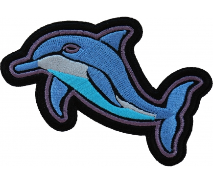 Dolphin Patch Embroidered by Ivamis Patches