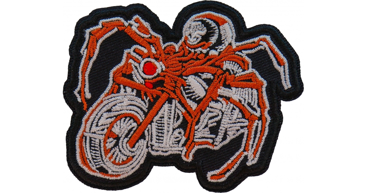 Spider Biker Patch, Motorcycle Patches by Ivamis Patches