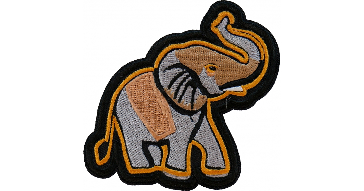 Elephant Patch, Cute Animal Patches by Ivamis Patches