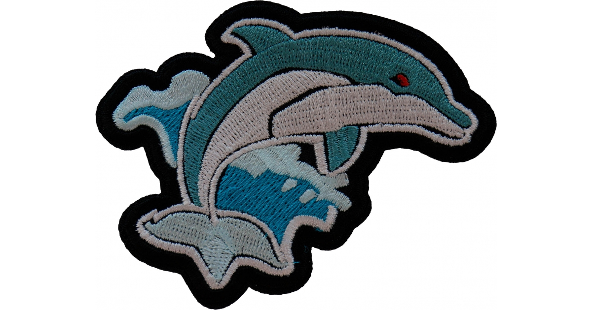 Dolphin Patch, Cute Animal Patches by Ivamis Patches
