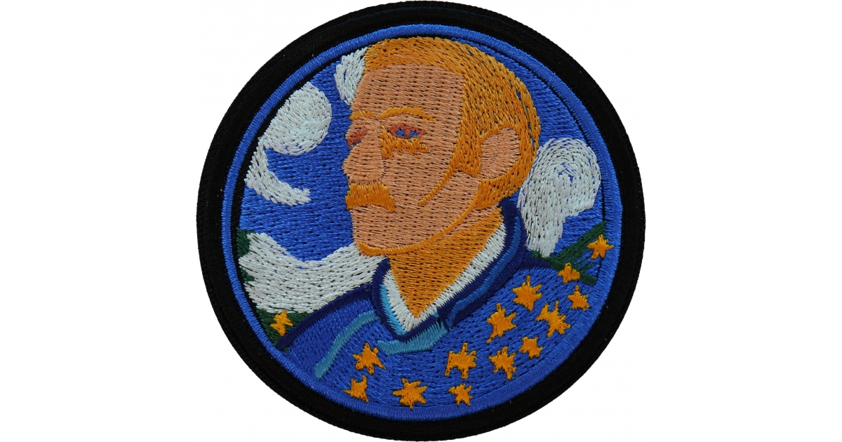 Van Gogh Nut Cake Patch Embroidered by Ivamis Patches