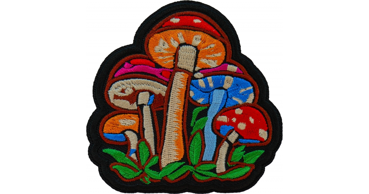 Magic Mushrooms Patch, Hippie Patches by Ivamis Patches