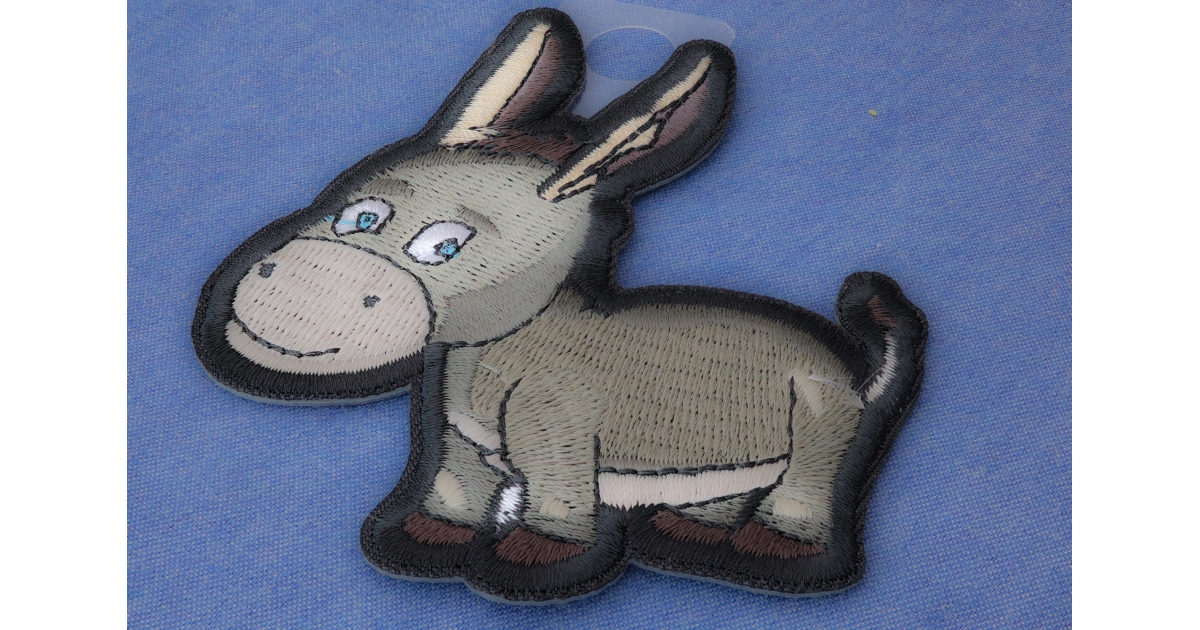 Cute Baby Donkey Patch by Ivamis Patches