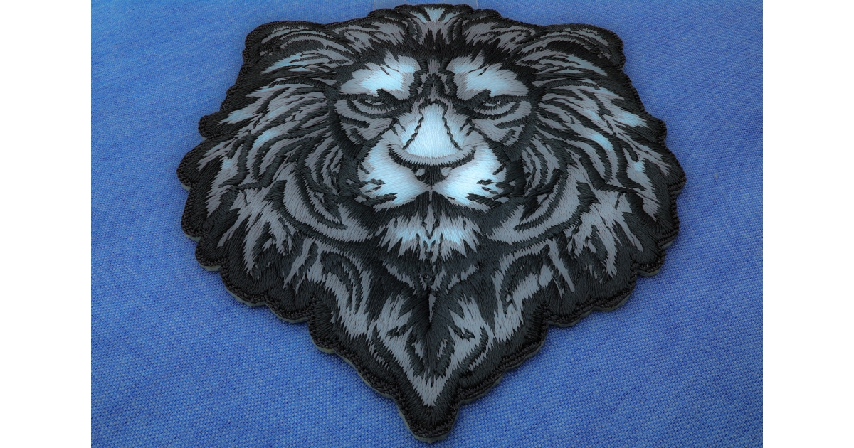 Silver Lion Patch by Ivamis Patches