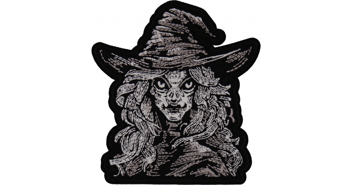 Wicked Witch Patch - Iron on Novelty Patches by Ivamis Patches