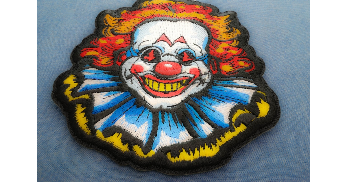 Fat Clown Patch - Iron on Novelty Patches by Ivamis Patches