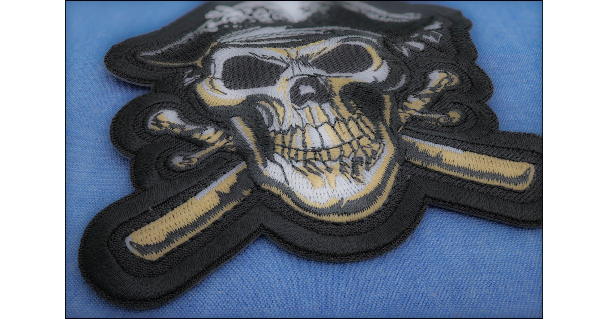 Pirate Skull Patch, Skull Patches by Ivamis Patches