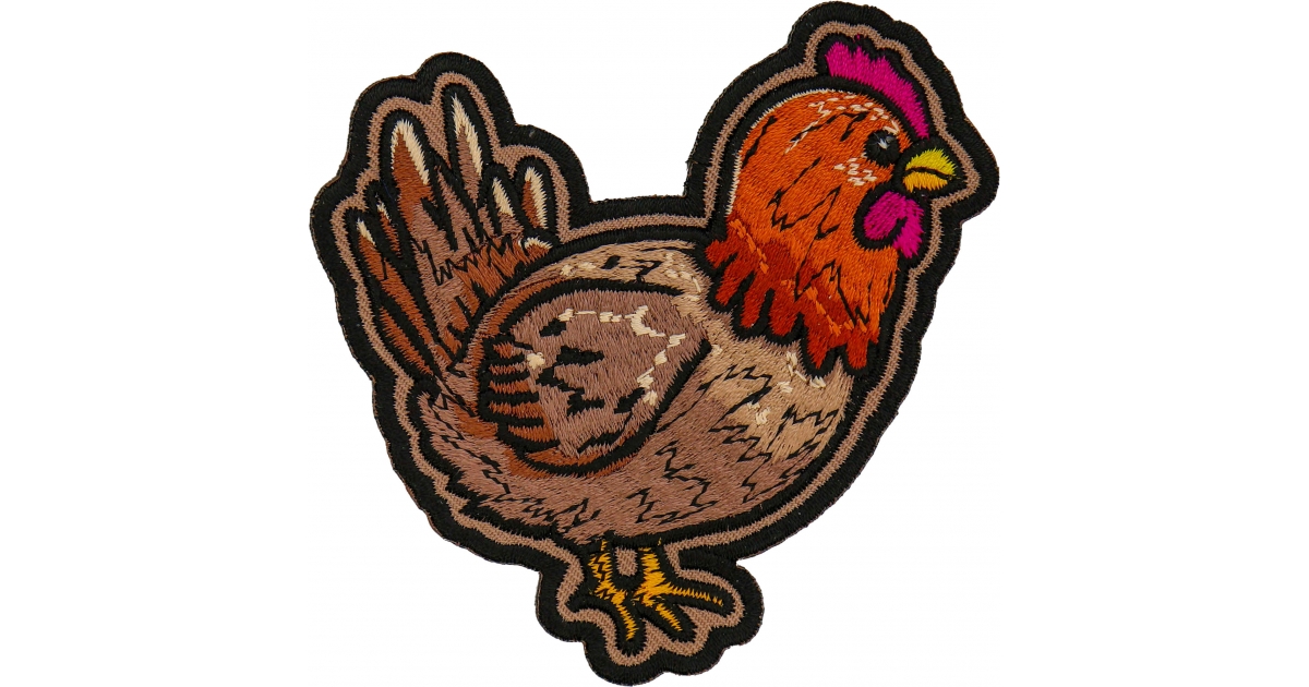Cute Chicken Patch by Ivamis Patches