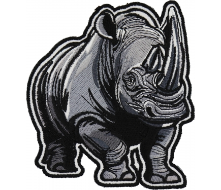 Gray Rhino Patch by Ivamis Patches