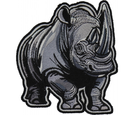Gray Rhino Patch by Ivamis Patches