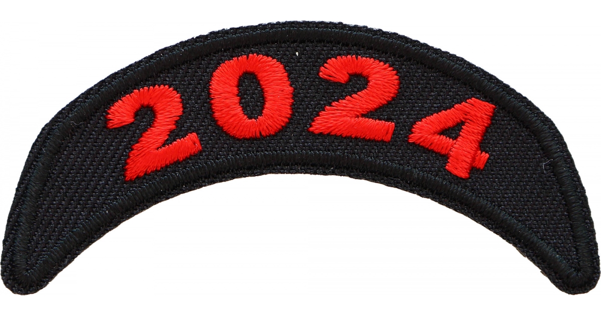 2024 Patch Upper Rocker Red by Ivamis Patches