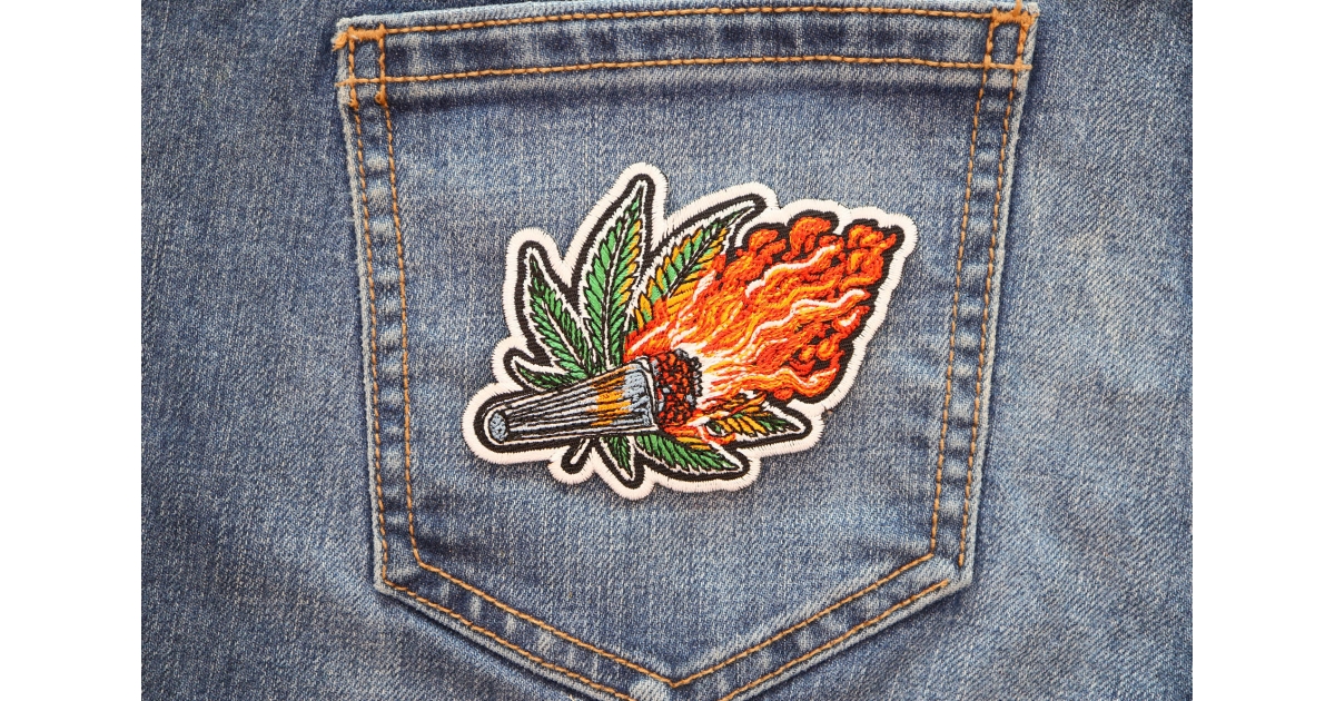 Joint on Fire Patch by Ivamis Patches