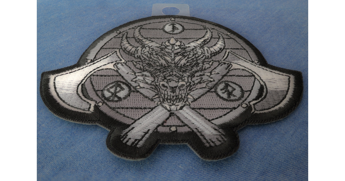 Viking Dragon and Axes Patch by Ivamis Patches